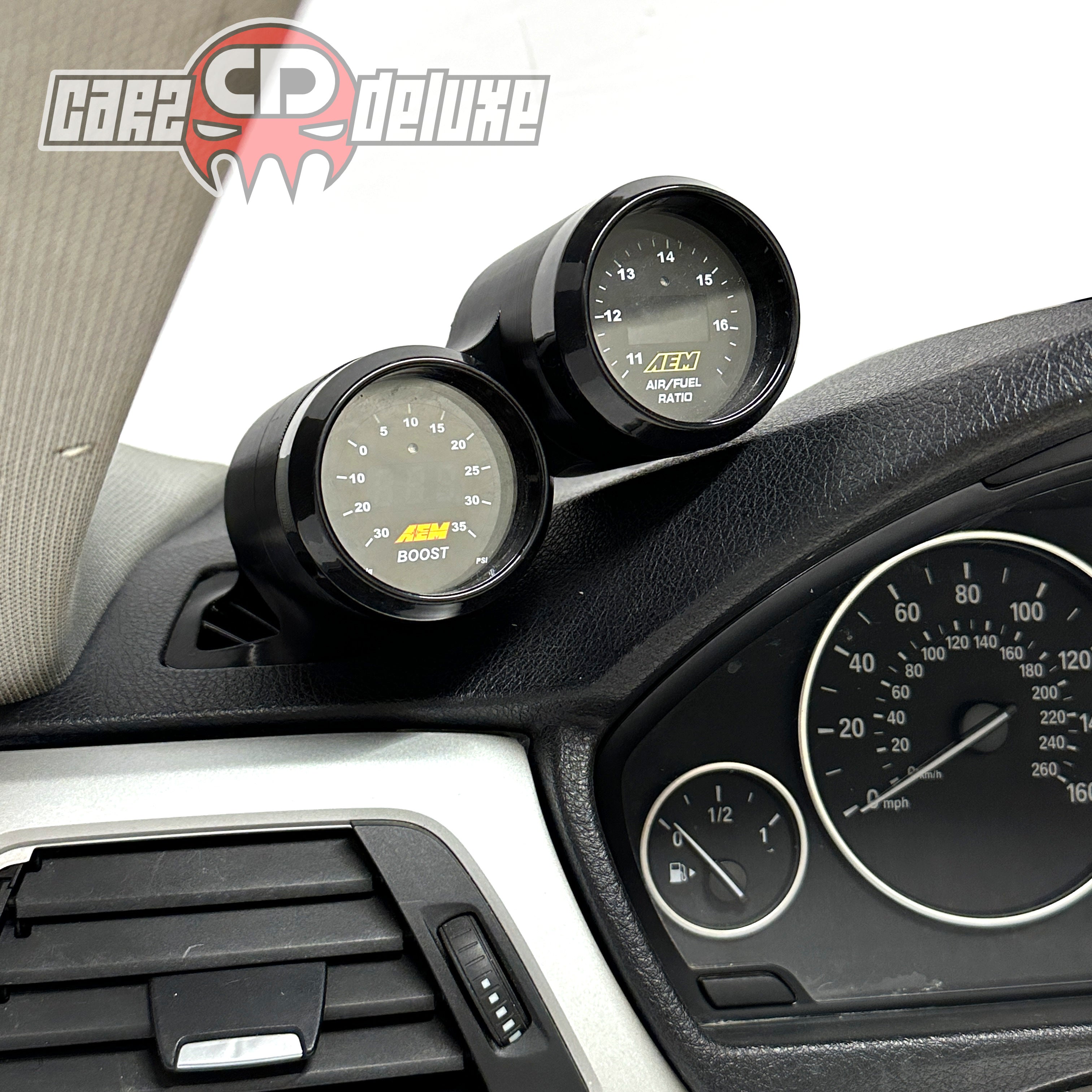 Dual gauge pod mount for 2012-2019 BMW 3 Series F30 F80 Functional ven ...