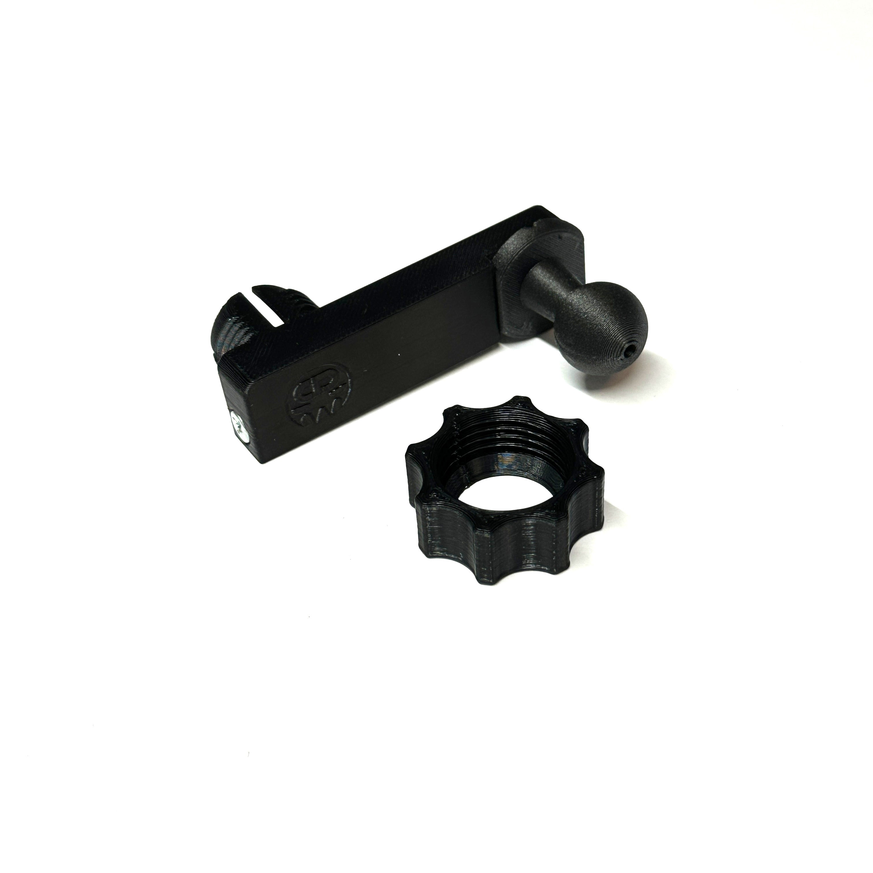 3 Inch Pivot mount extension 17mm Ball joint reinforced hardware secur ...