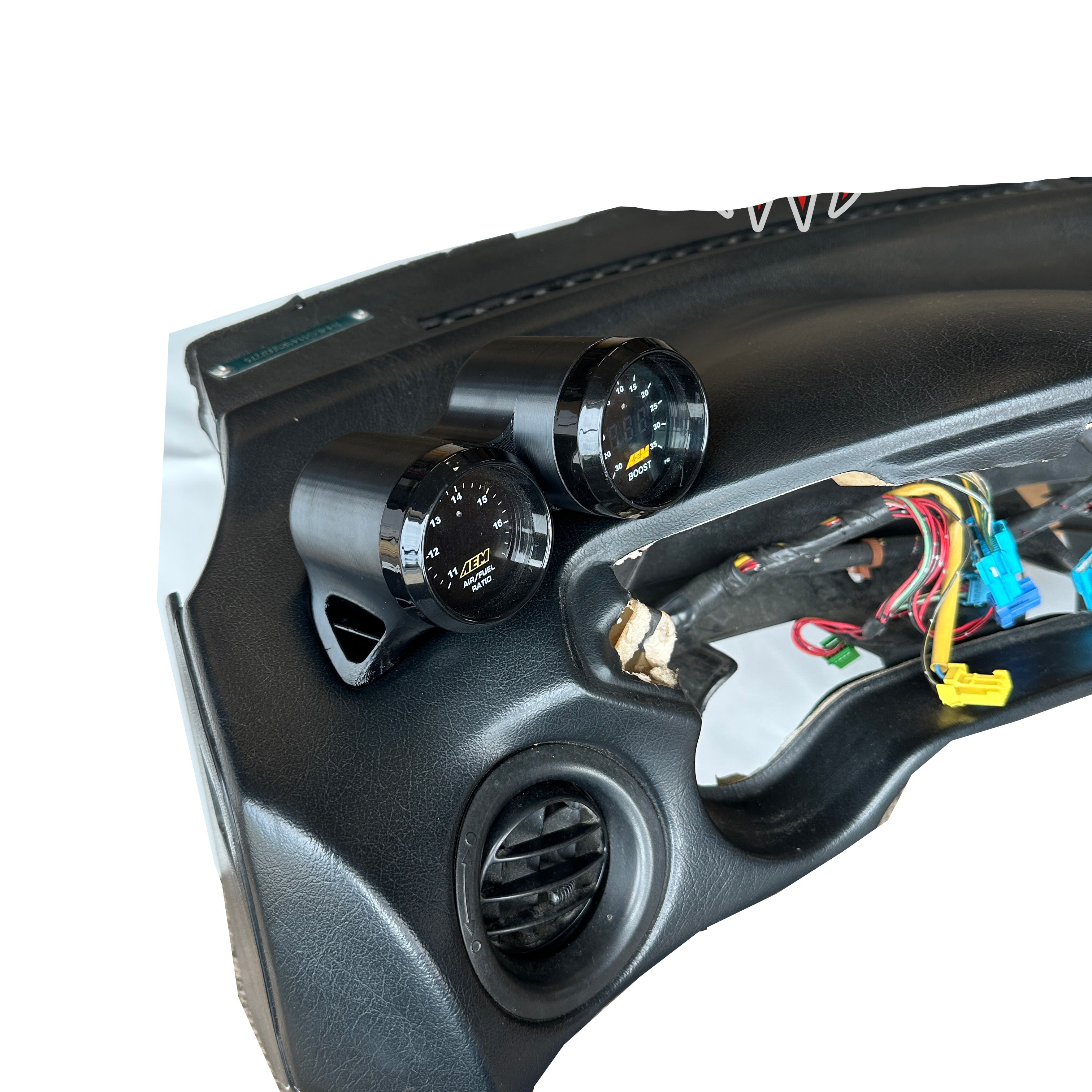Dual gauge pod mount for 1993-1997 Del Sol functional defrost vent ...