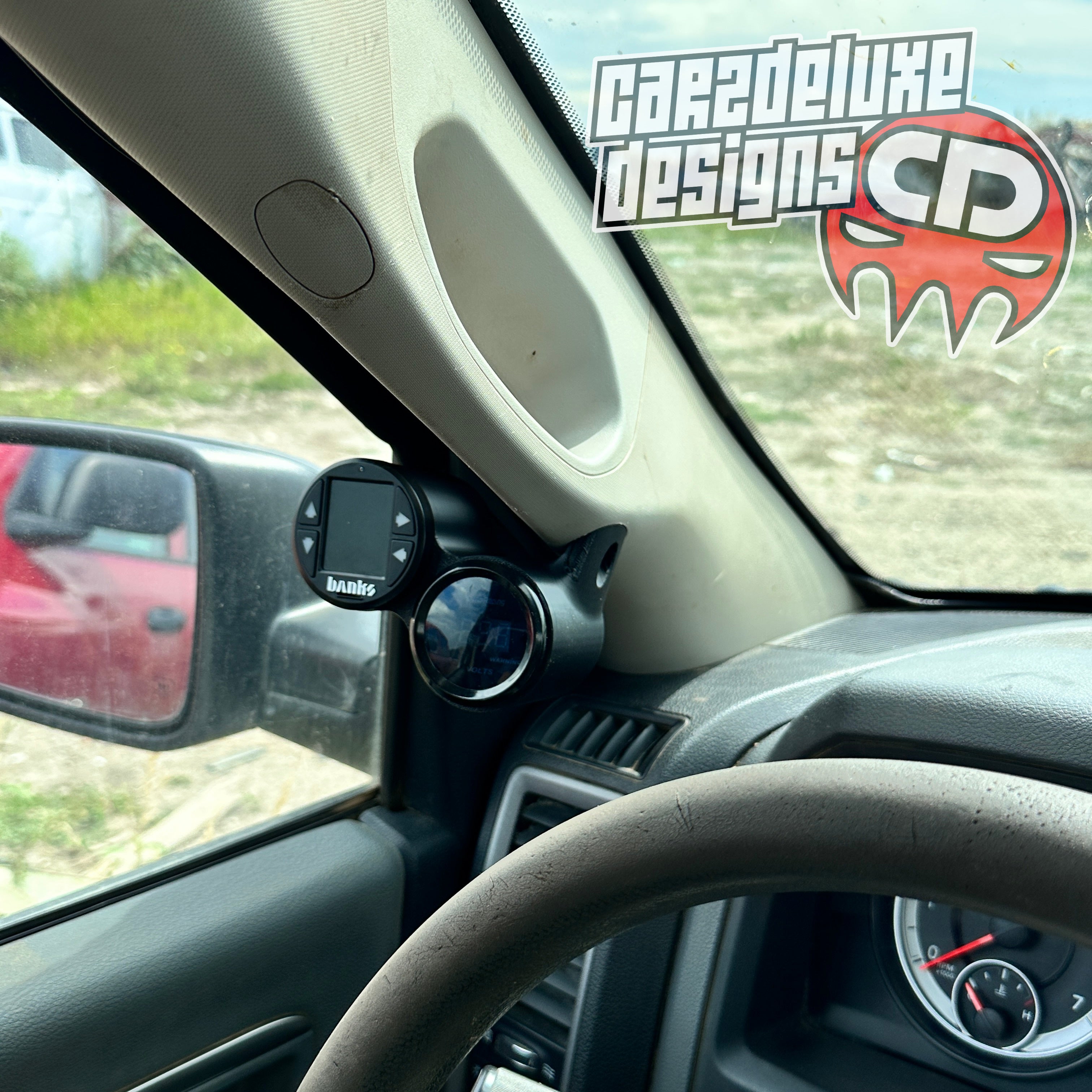 Custom A-pillar Dual Gauge pod FITS 2010-2018 RAM Bolt-On – carzdeluxe