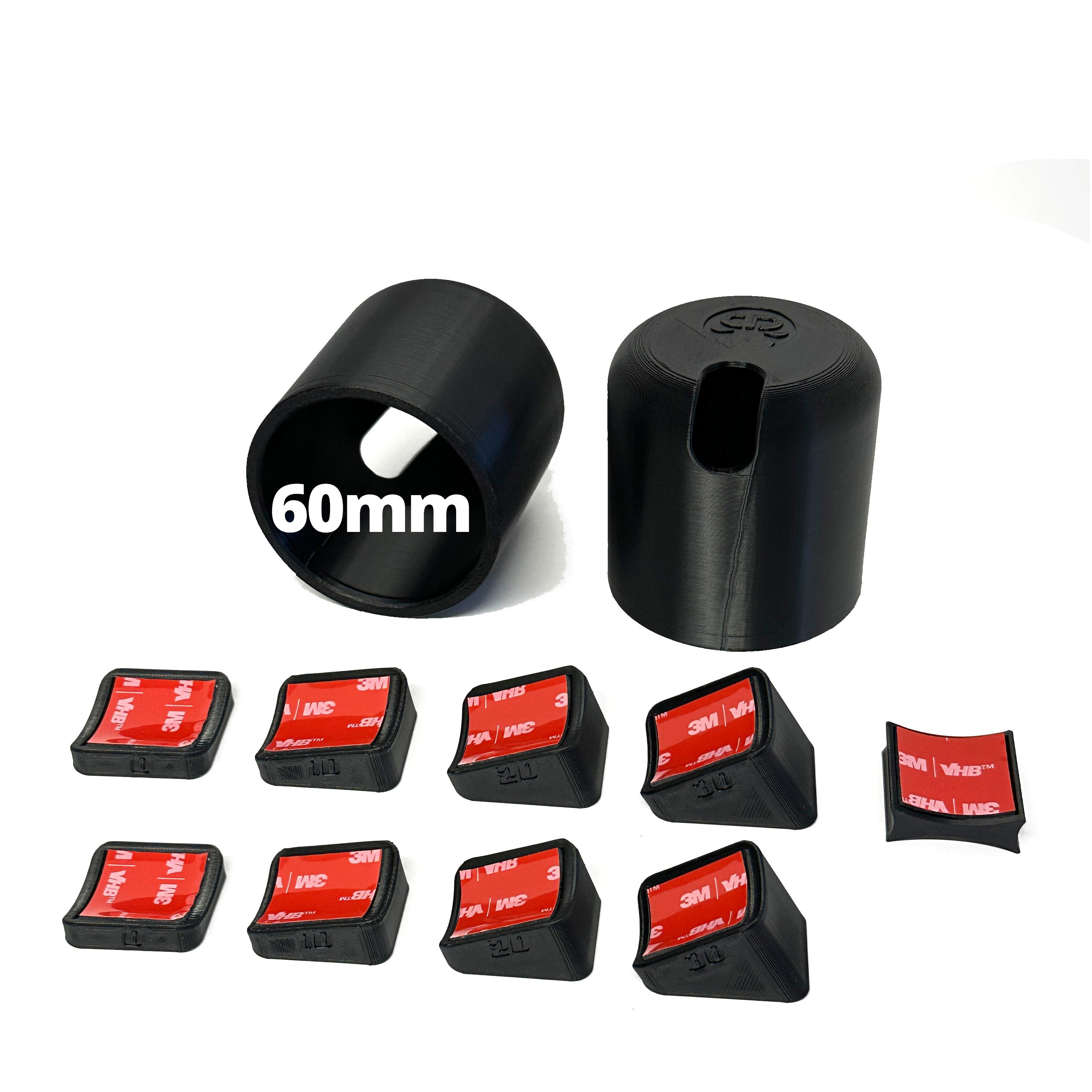 Dual gauge pod mount 60mm 4X viewing angles steering column dash clust ...