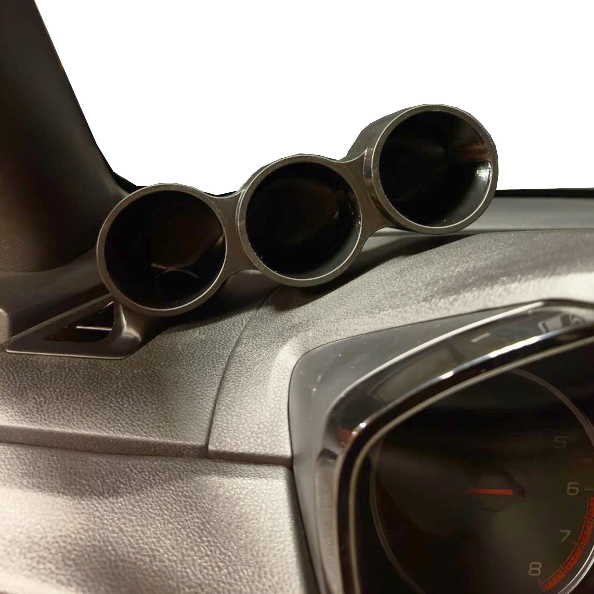 Triple gauge pod mount for 2022-2025 Subaru WRX functional defrost ven ...
