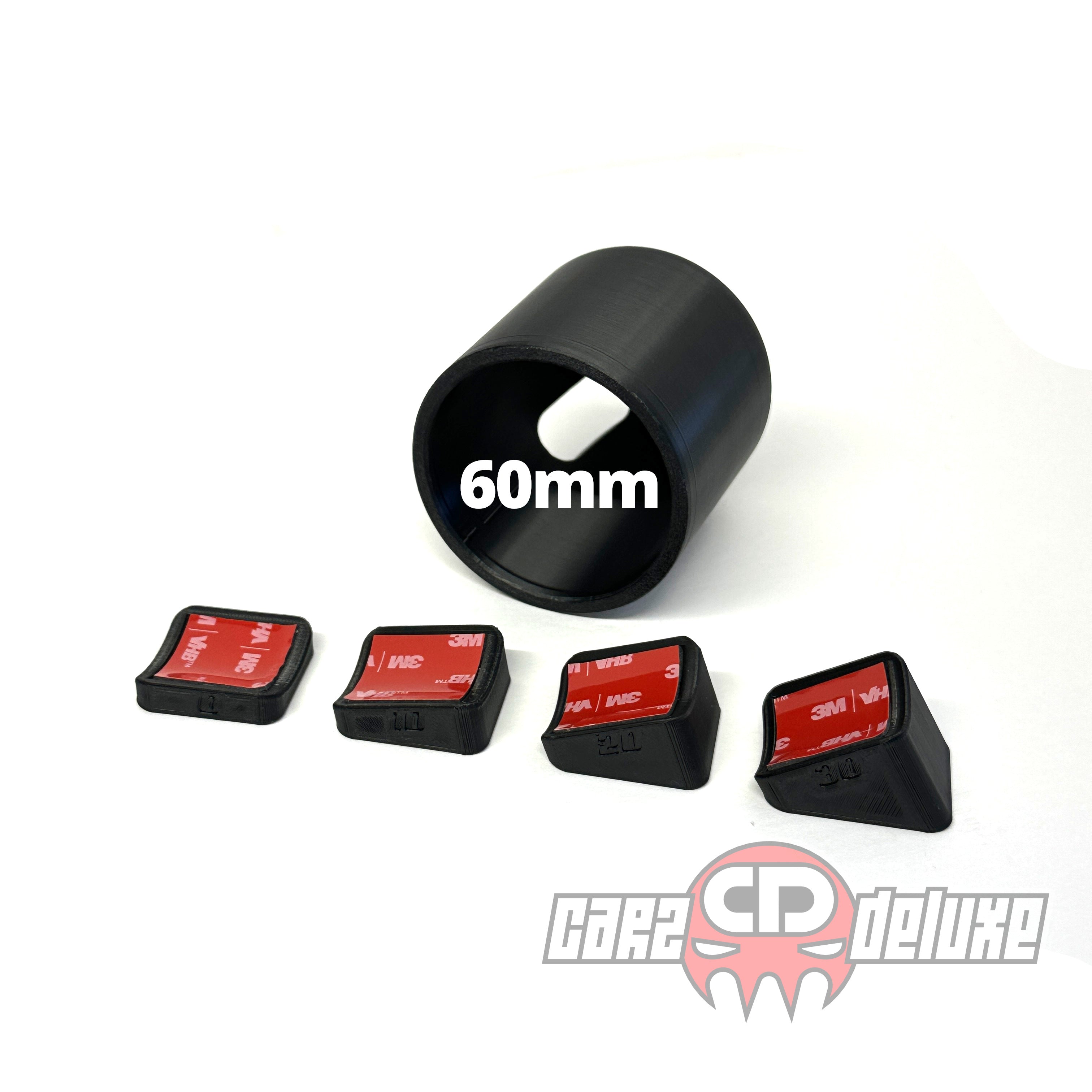 Universal gauge pod mount 60mm 4X viewing angles steering column dash ...