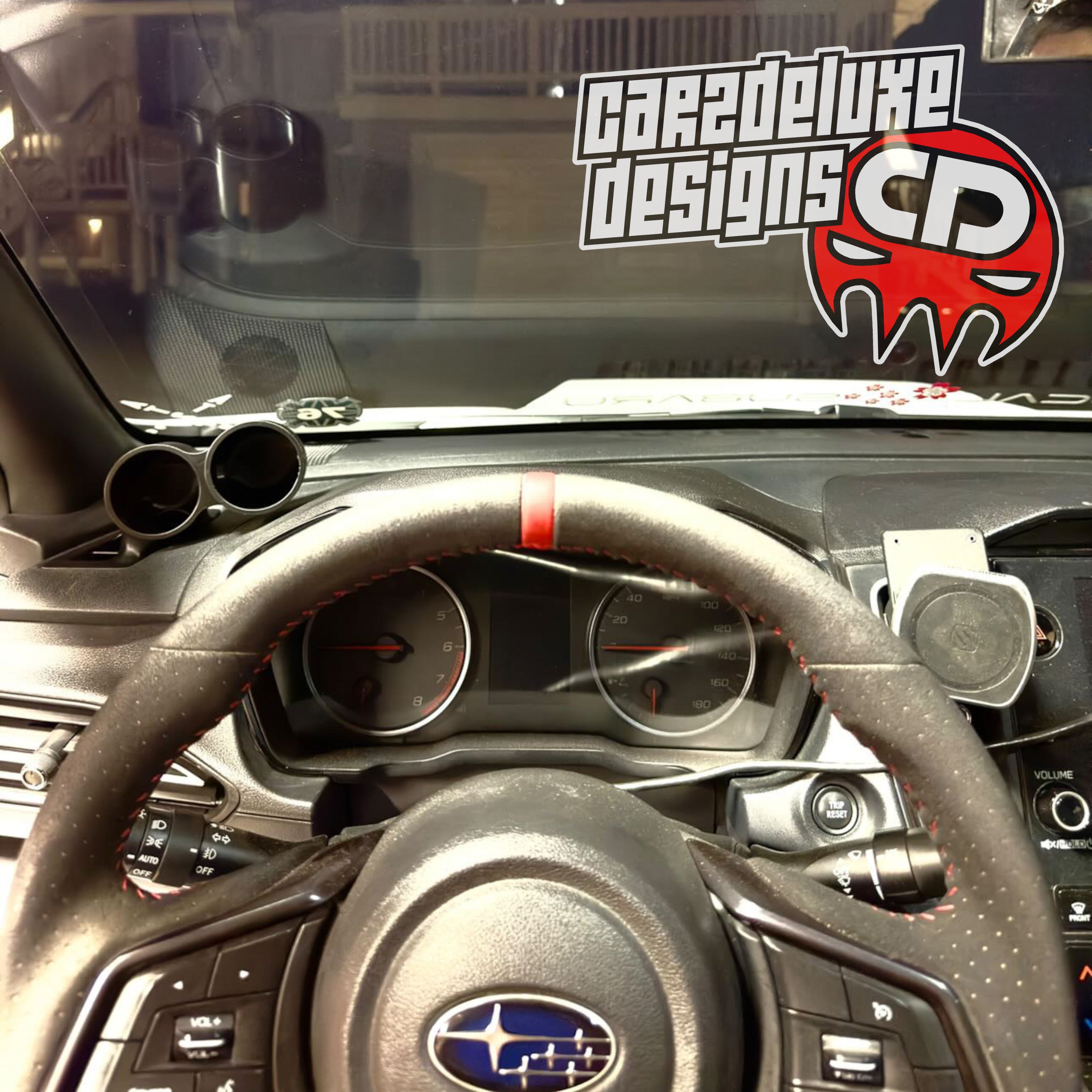 Dual gauge pod mount for 2022-2025 Subaru WRX functional defrost vent ...