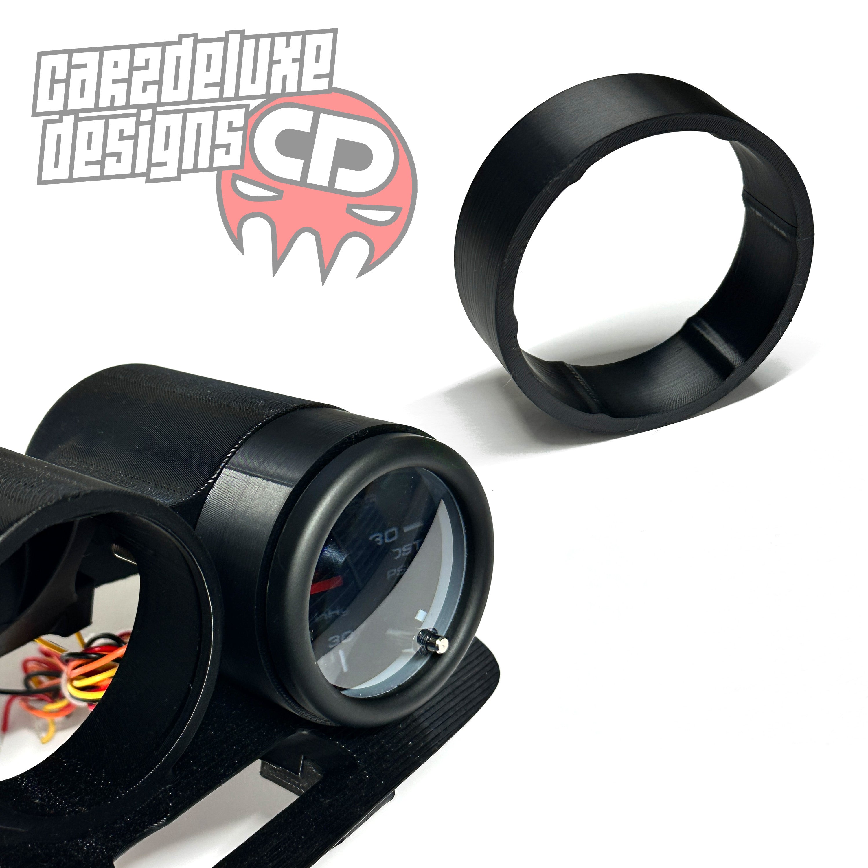 20mm Performance gauge spacer for 52mm gauge wiring access – carzdeluxe