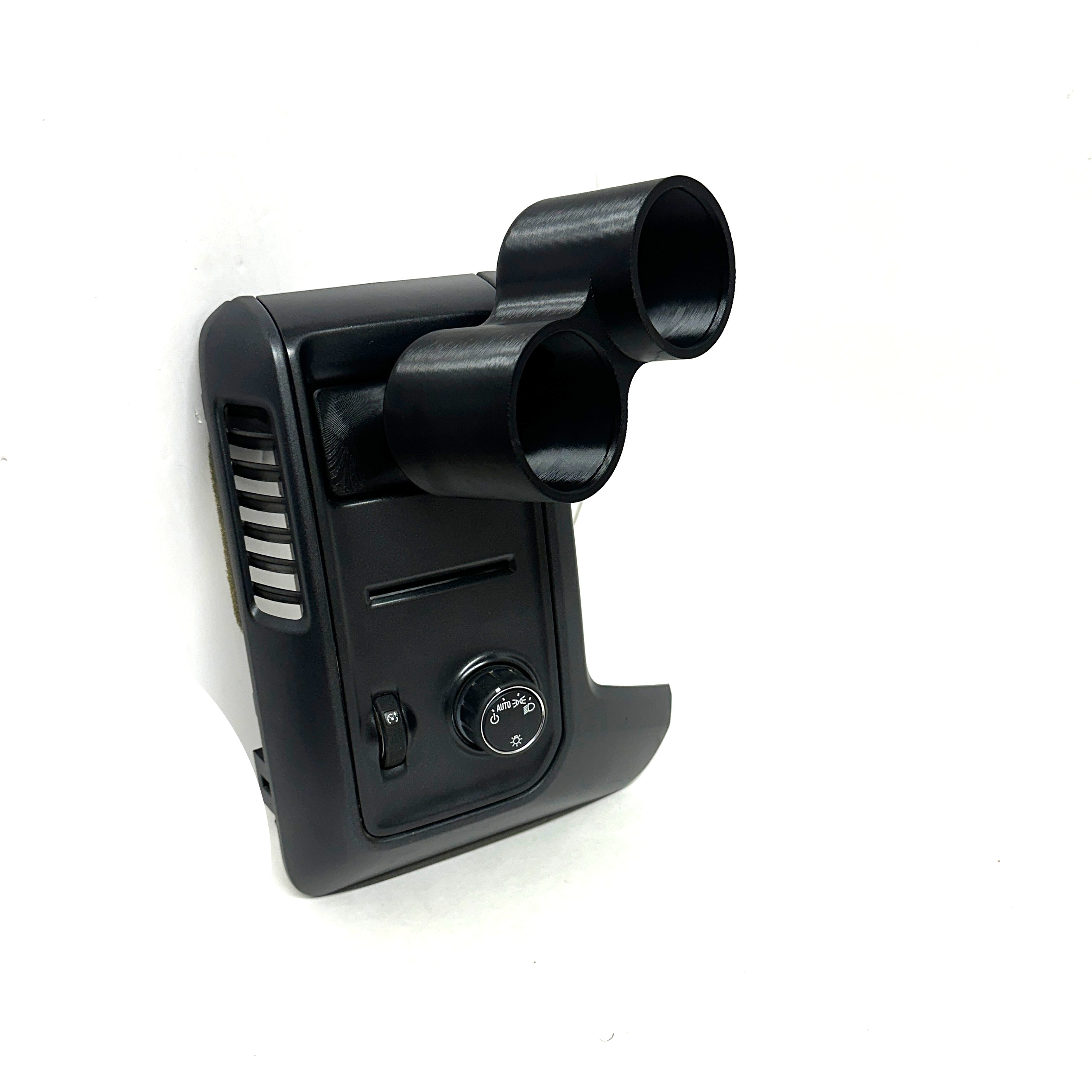 Dual gauge pod mount for 2014-2018 Silverado driver cubby snap-in ...